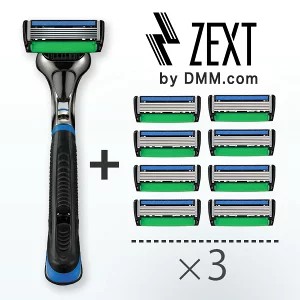 ZEXT 6枚刃カミソリ 替刃25個 ホルダー付きセットが30%ポイントバックで実質2,520円！ | 激安らぼ